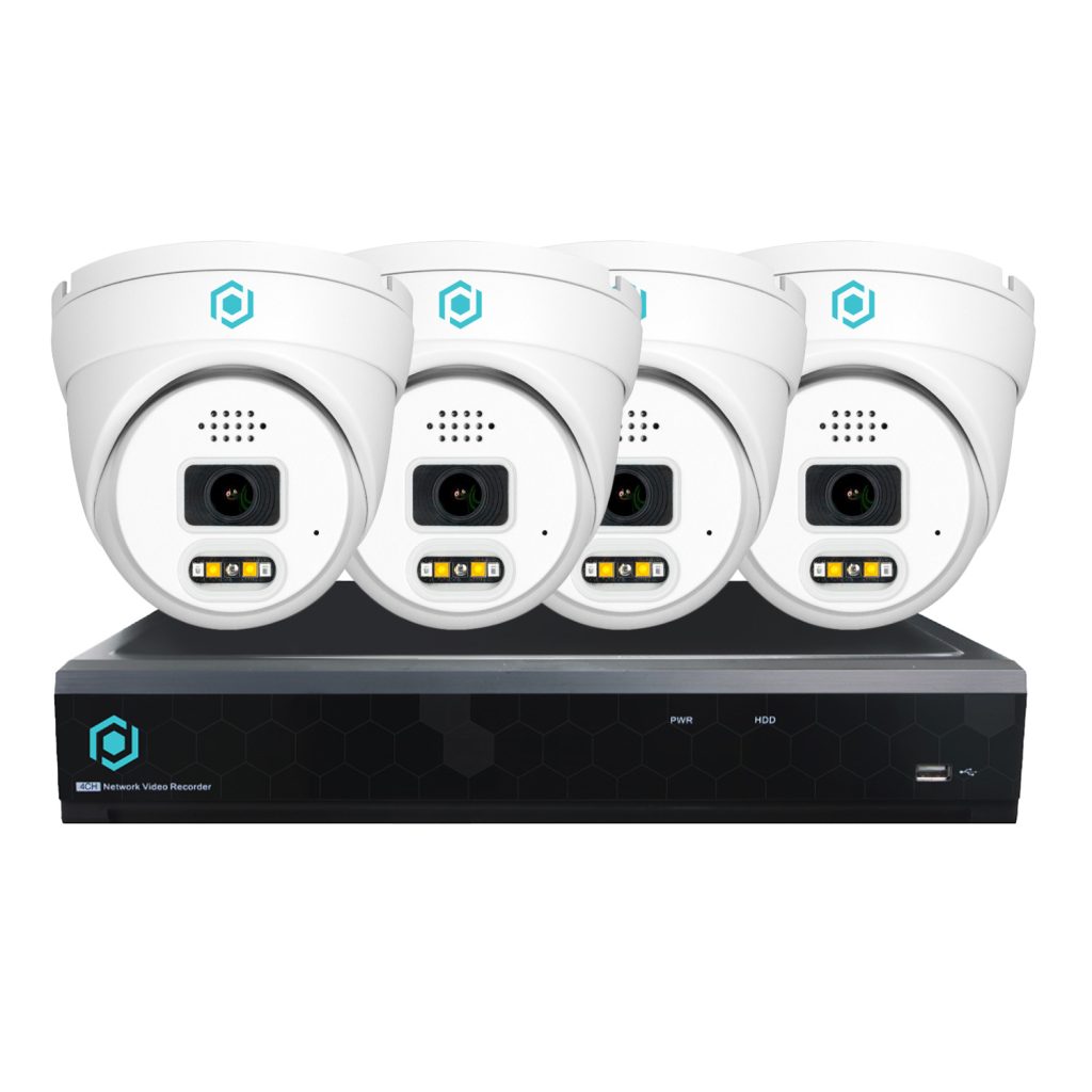 Residential Camera Kit - 4 Cameras + Recorder - NBG Telecom